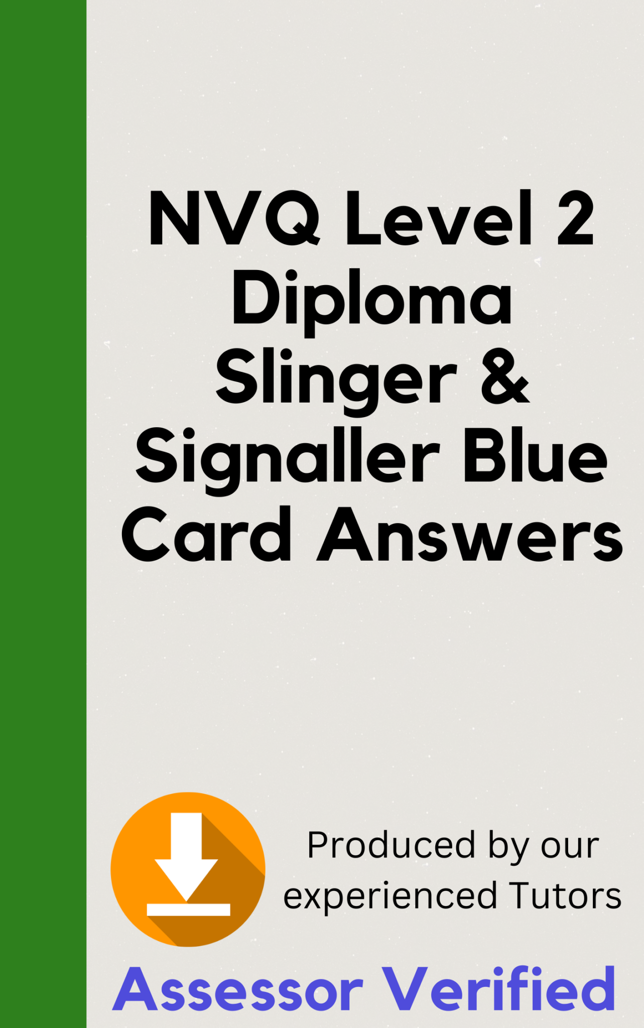 NVQ Diploma Level 2 Slinger Signaller Blue Card CPCS Answers – NVQ ...